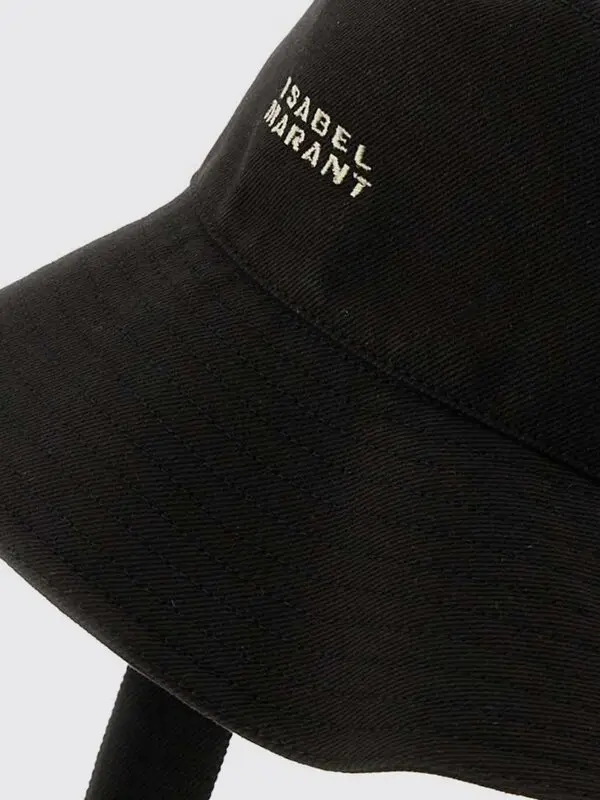 Isabel Marant Étoile Cotton Bucket Hat With Tie Straps