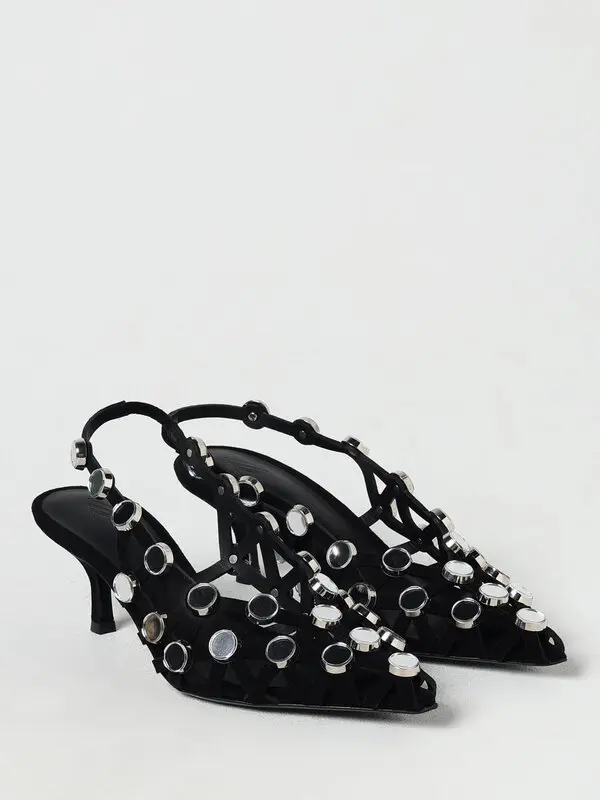 Attico Embellished Slingback Pumps