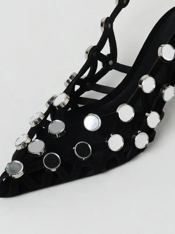 Attico Embellished Slingback Pumps