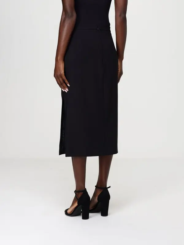 Elisabetta Franchi Midi Pencil Skirt With Side Slit