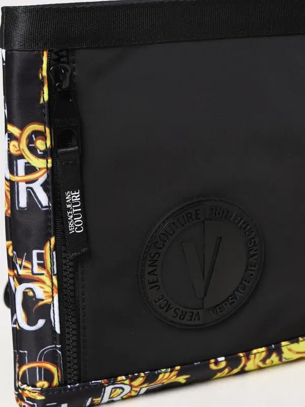 Versace Shoulder Bag With Monogram Detail
