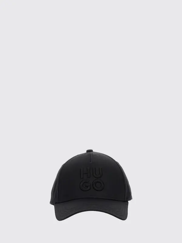 Hugo Cotton Baseball Cap With Rigid Visor And Tone-on-tone Embroidered Logo