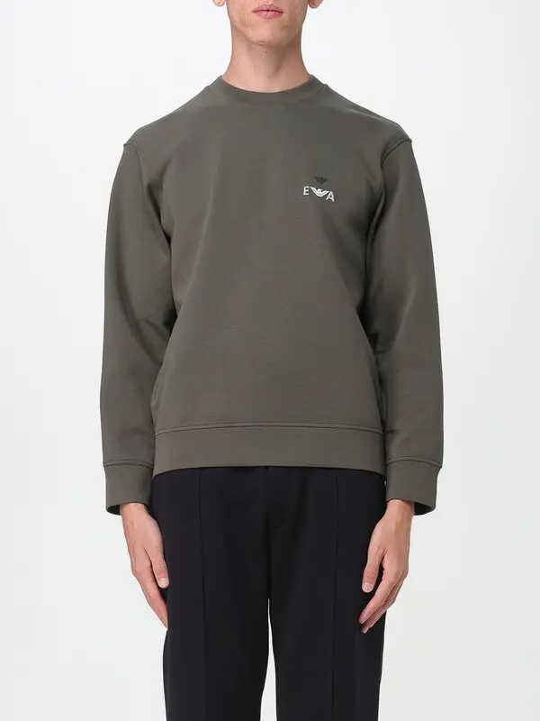 Emporio Armani Crewneck Sweatshirt - Mud