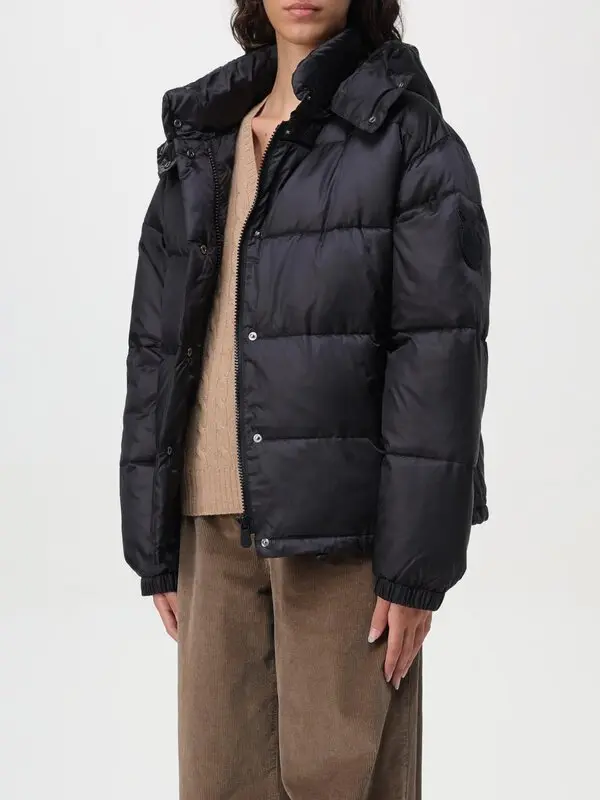 Pinko Quilted Hooded Puff Jacket - Black