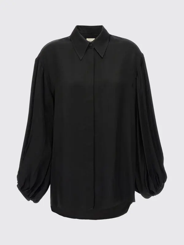 Khaite Button-up Shirt With Balloon Sleeves