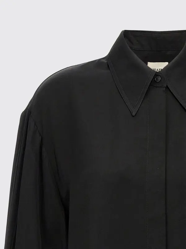 Khaite Button-up Shirt With Balloon Sleeves