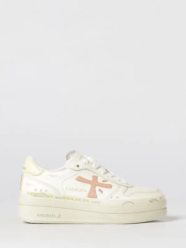 Premiata Micol Suede Sneakers - White