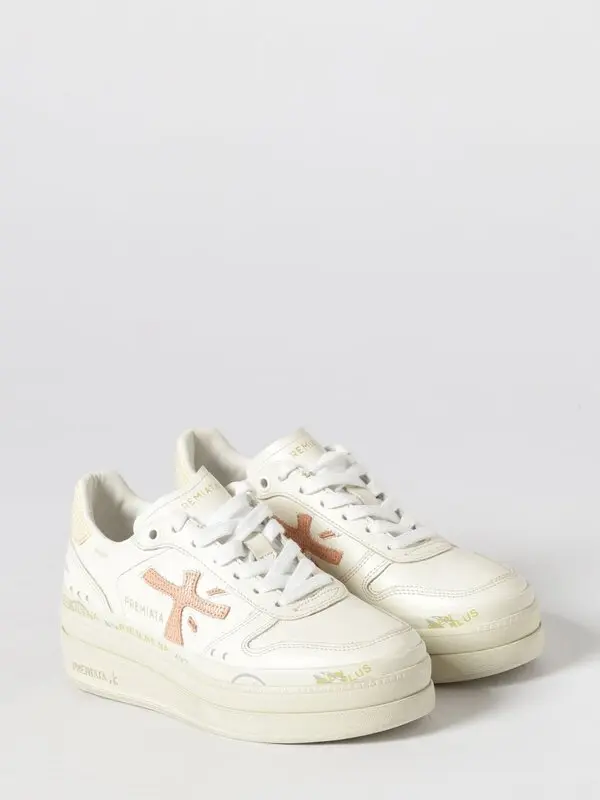 Premiata Micol Suede Sneakers - White