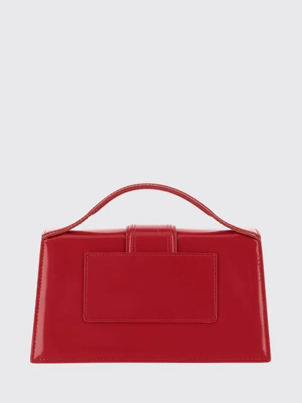 Jacquemus Le Bambino Smooth Calfskin Handbag With Lettering Logo
