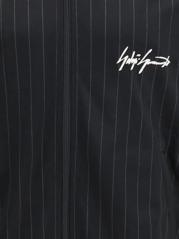 Y3 Striped Polyester Sweatshirt With Logo