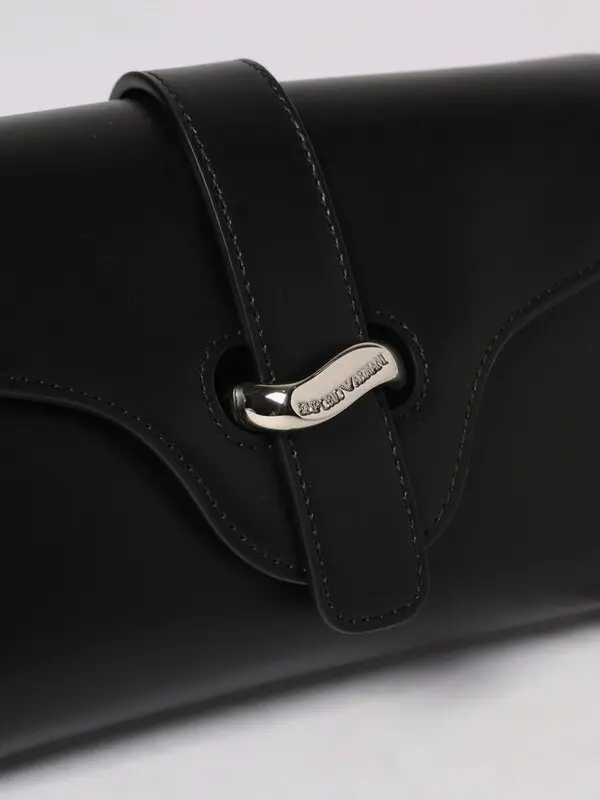 Emporio Armani Mini Leather Bag - Black