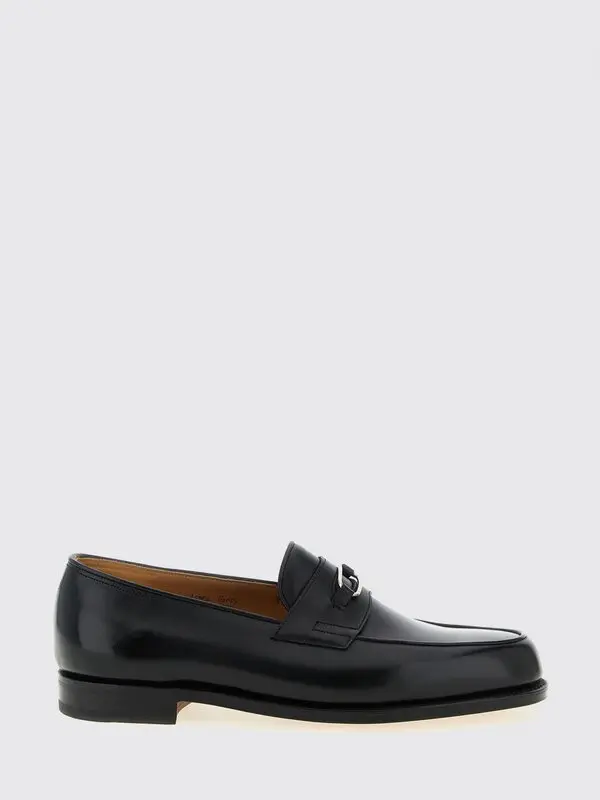 John Lobb Lopez Brushed Leather Loafers
