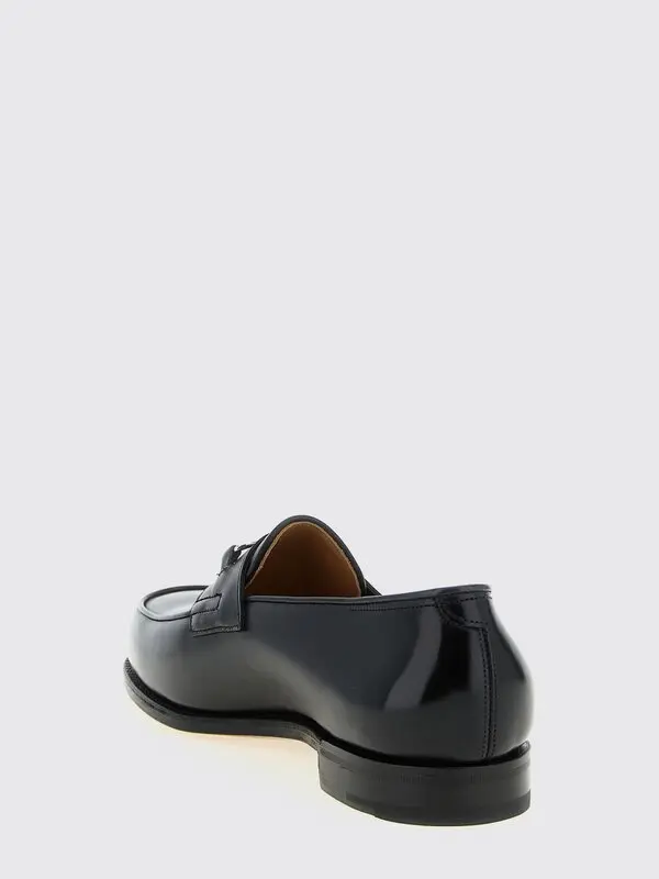 John Lobb Lopez Brushed Leather Loafers