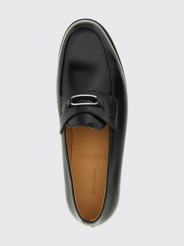 John Lobb Lopez Brushed Leather Loafers