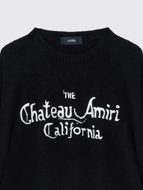 Amiri The Chateau California" Logo Cotton Crewneck Sweater