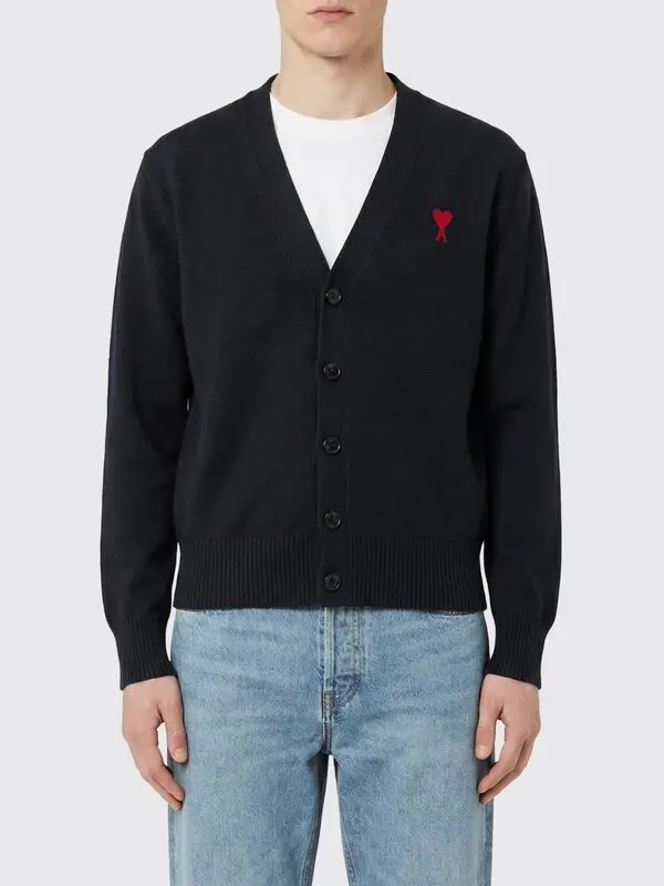 AMI Paris Jumper Colour - Black