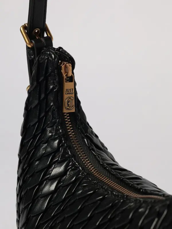 Just Cavalli Woven Faux Leather Bag