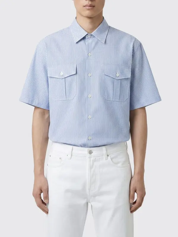 MAISON MARGIELA Striped Cotton Shirt