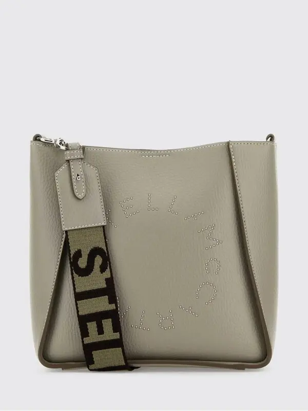 Stella McCartney Grained Faux Leather Bag With Micro Brooch Logo