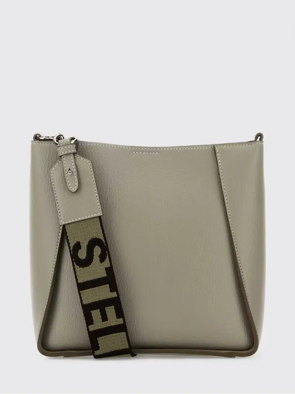 Stella McCartney Grained Faux Leather Bag With Micro Brooch Logo