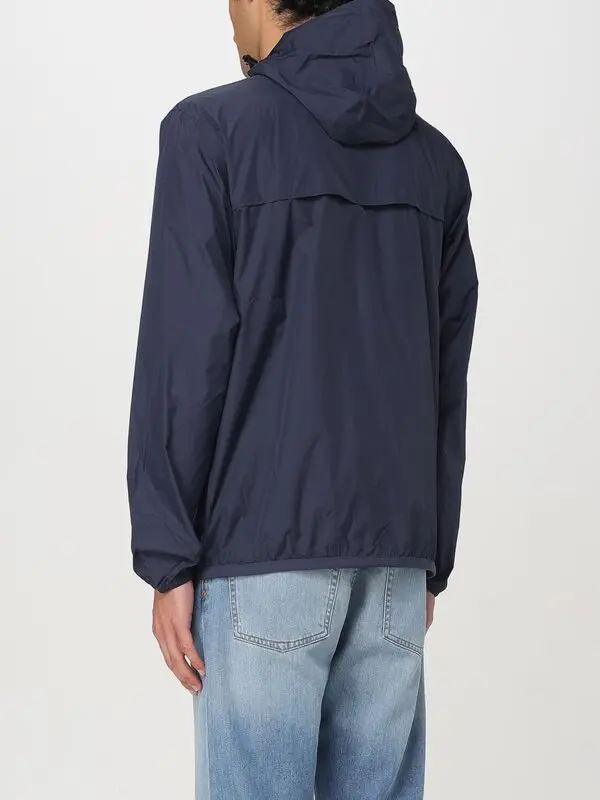 K-WAY Zip-up Hooded Jacket - Navy