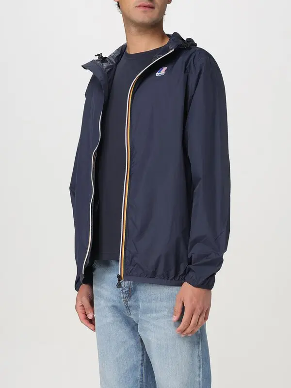 K-WAY Zip-up Hooded Jacket - Navy