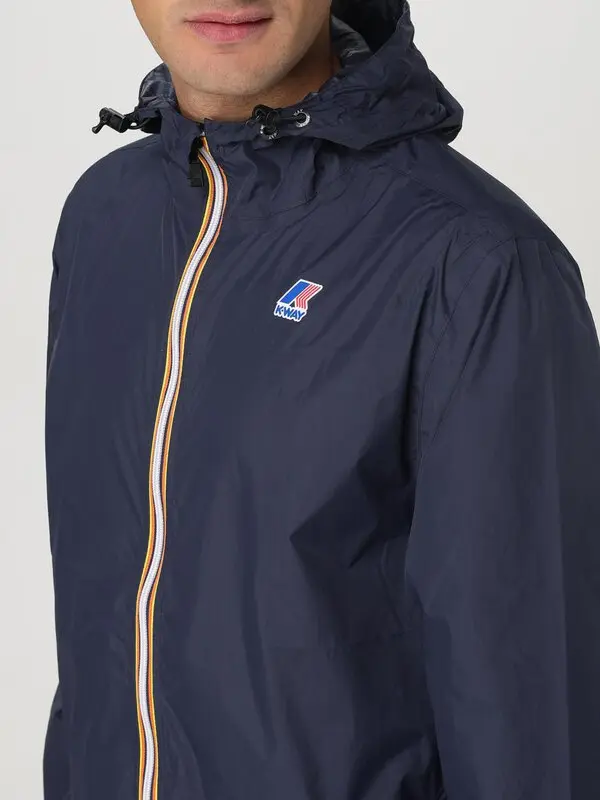 K-WAY Zip-up Hooded Jacket - Navy