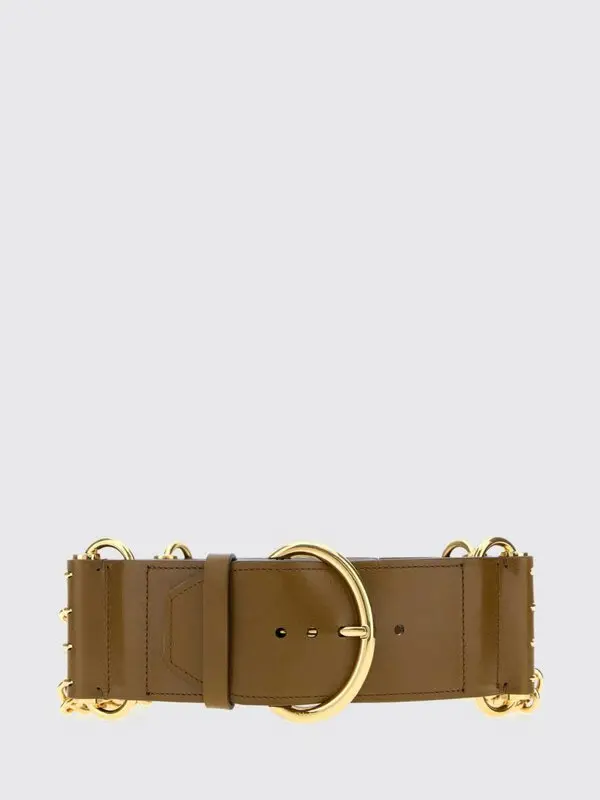 Chloé Leather Belt - Kaki