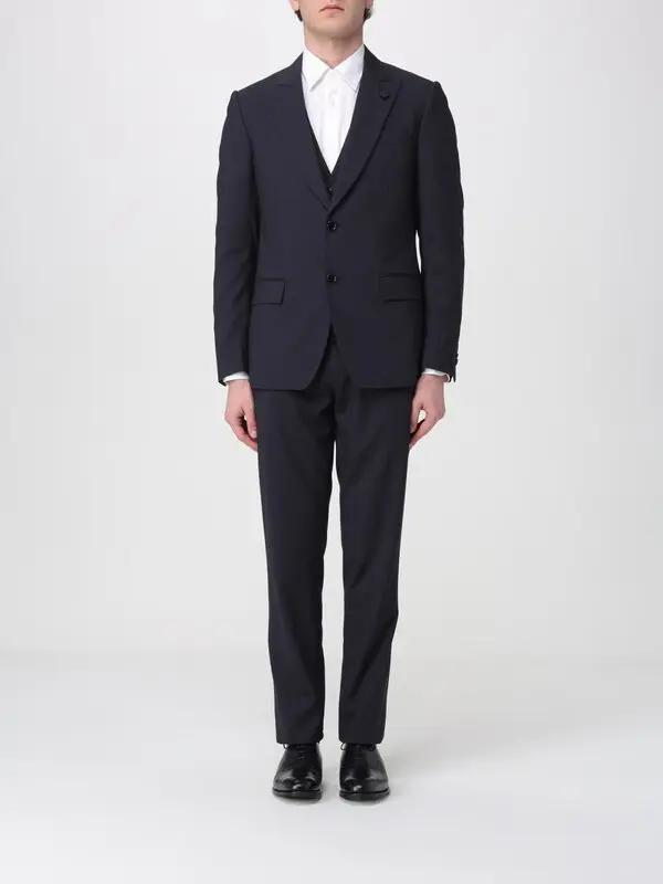 LARDINI Single-breasted Wool Blend Suit