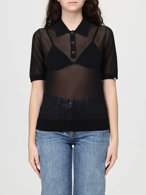 Elisabetta Franchi Viscose Polo Shirt