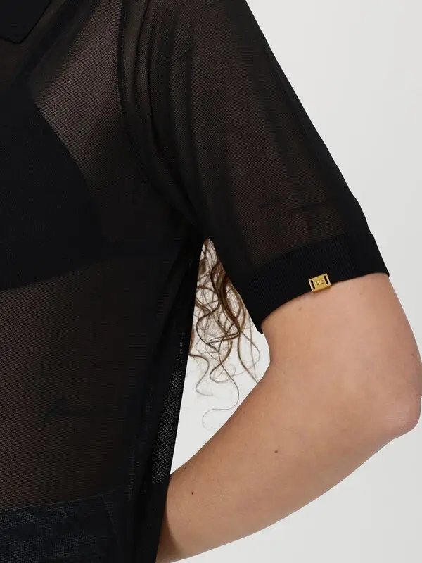 Elisabetta Franchi Viscose Polo Shirt