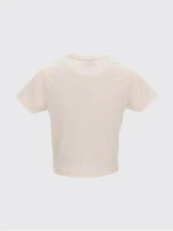 Maison Kitsuné Logo Cotton T-shirts - Pink