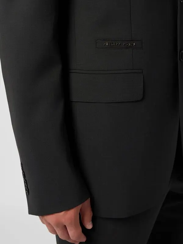 Philipp Plein Tailored Jacket With Notched Lapel