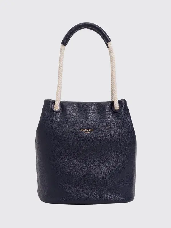TWINSET Grained Synthetic Shoulder Bag