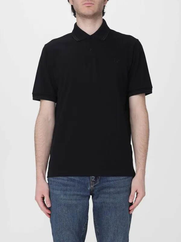 Fred Perry Cotton Polo Shirt - Black
