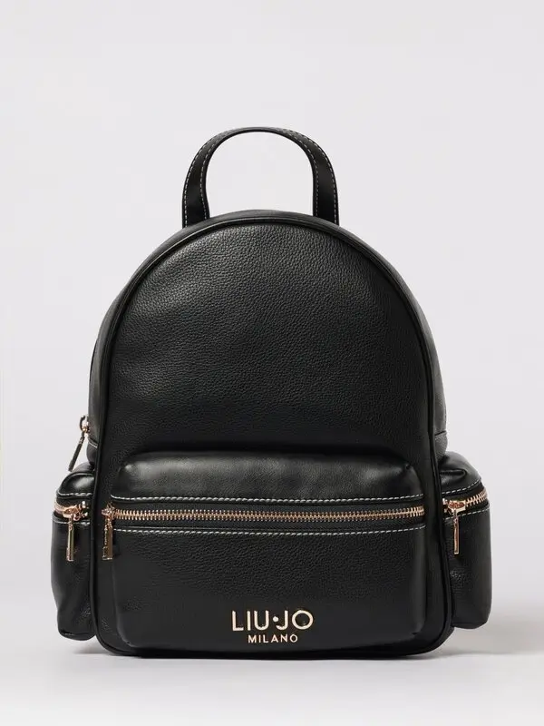 Liu Jo Faux Leather Backpack - Black