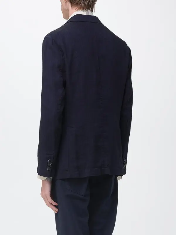 Barena Venezia Linen Blend Single Breasted Blazer