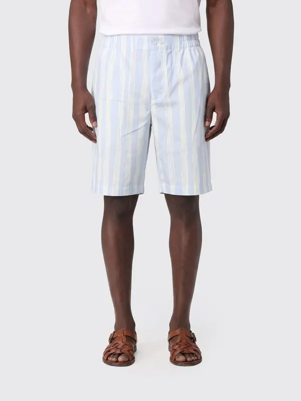 Jacquemus Striped Linen Blend Shorts