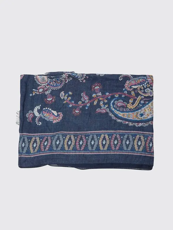 Etro Scarf Colour - Blue