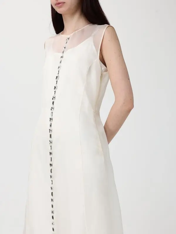 Fabiana Filippi Sleeveless Embellished Midi Dress