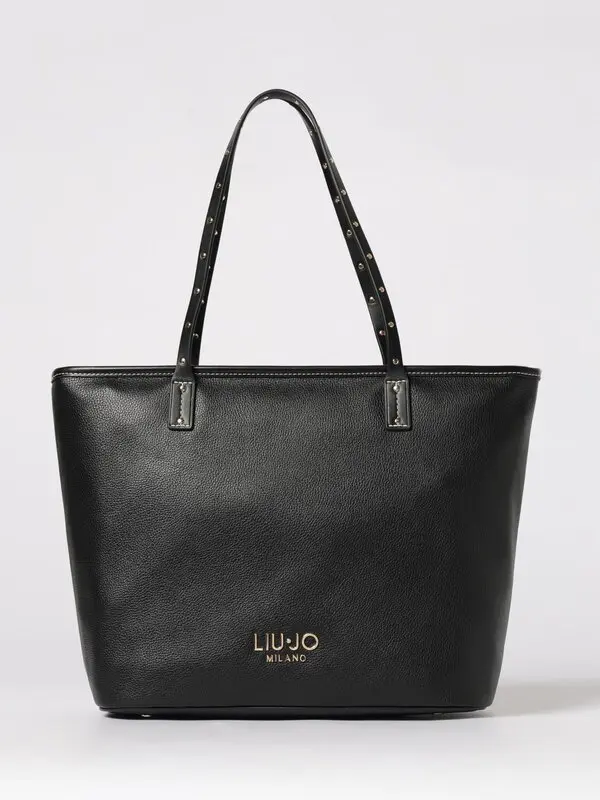 Liu Jo Grained Faux Leather Bag - Black