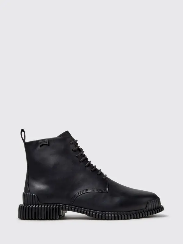 Camper Pix Lace-up Calfskin Combat Boots With Xl Extralight® Sole