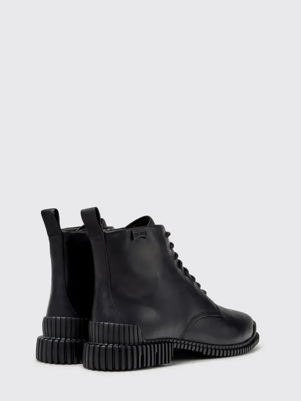 Camper Pix Lace-up Calfskin Combat Boots With Xl Extralight® Sole