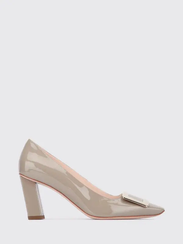 ROGER VIVIER Belle Vivier Buckle Patent Leather Pumps