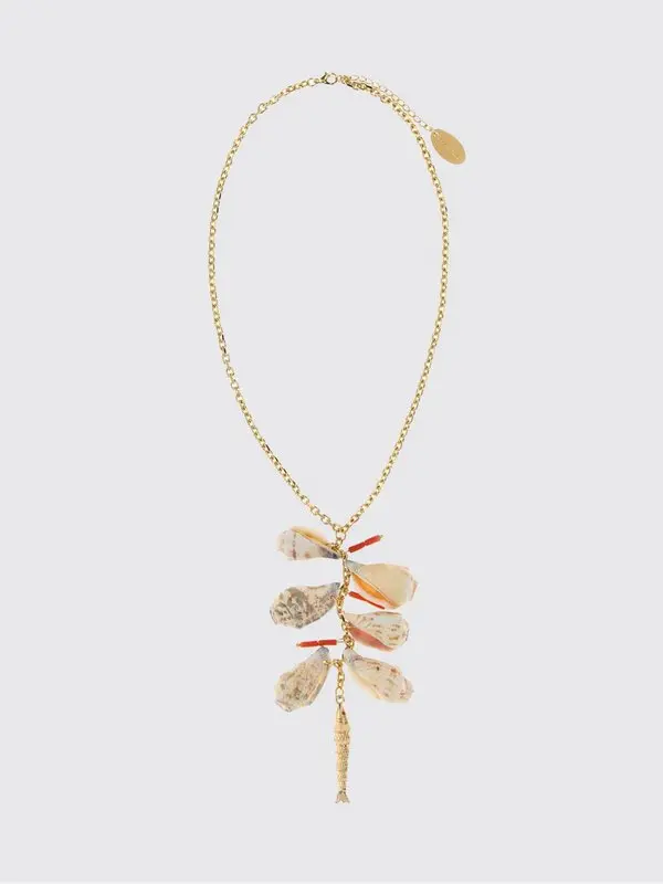 Dsquared2 Shell Pendant Necklace - Gold