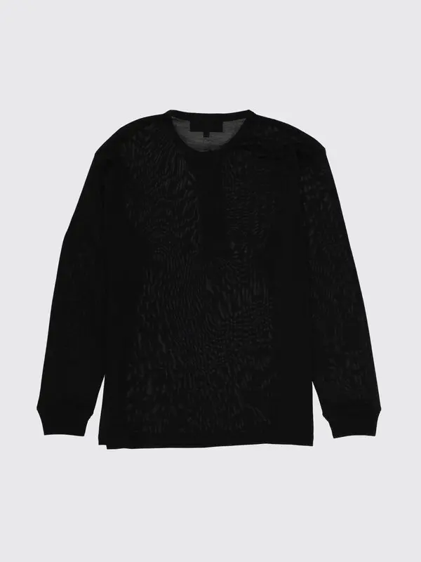 Studio Nicholson Lyocell Long-sleeved Crewneck T-shirt - Black