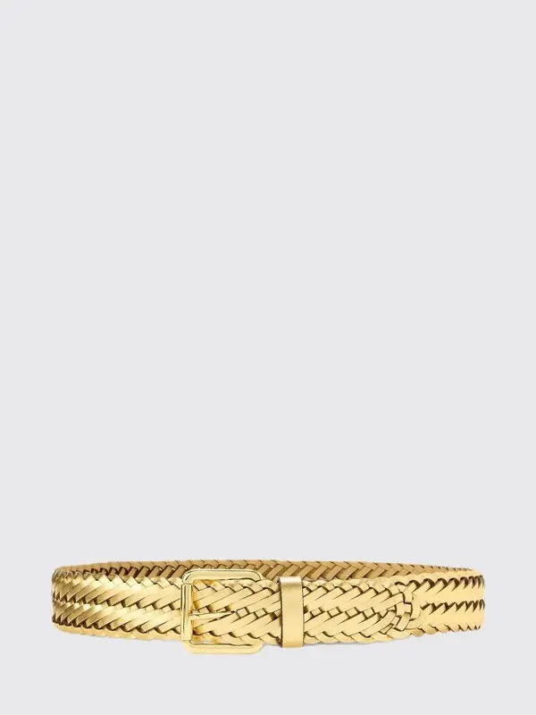 Ralph Lauren Wide Woven Leather Belt