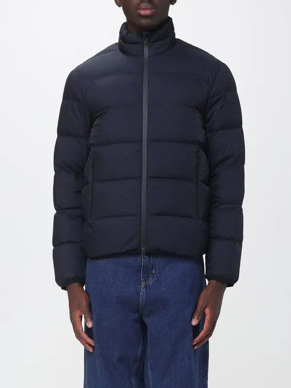 Emporio Armani Quilted Jacket - Navy