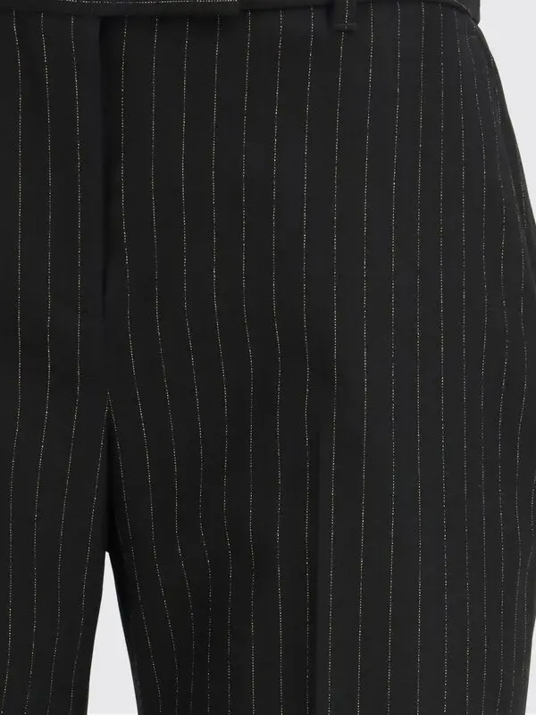 Alexander McQueen Pinstriped Wool Tailored Trousers