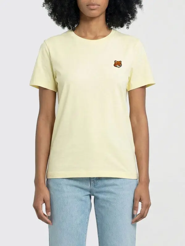 Maison Kitsuné Organic Cotton T-shirts - Yellow